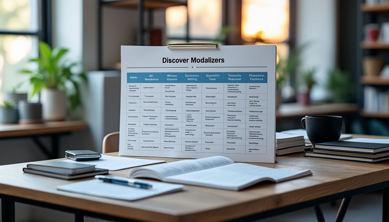 Découvrez les modalisateurs : tableau synthétique pour les apprenants